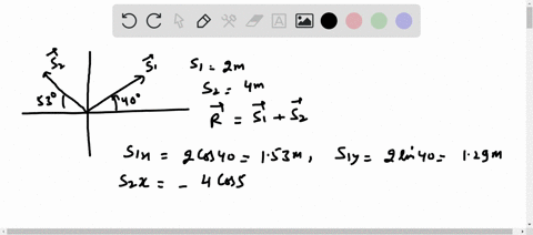Solve Problem 1.1 by use of rectangular components. We resolve each ...