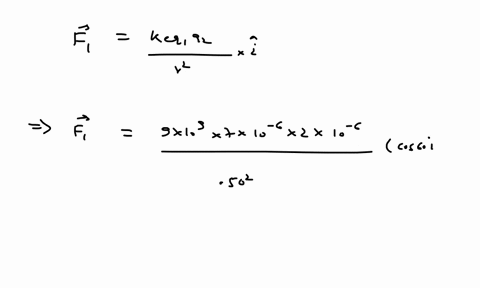 VIDEO solution:Three charged particles are located at the corners of an ...