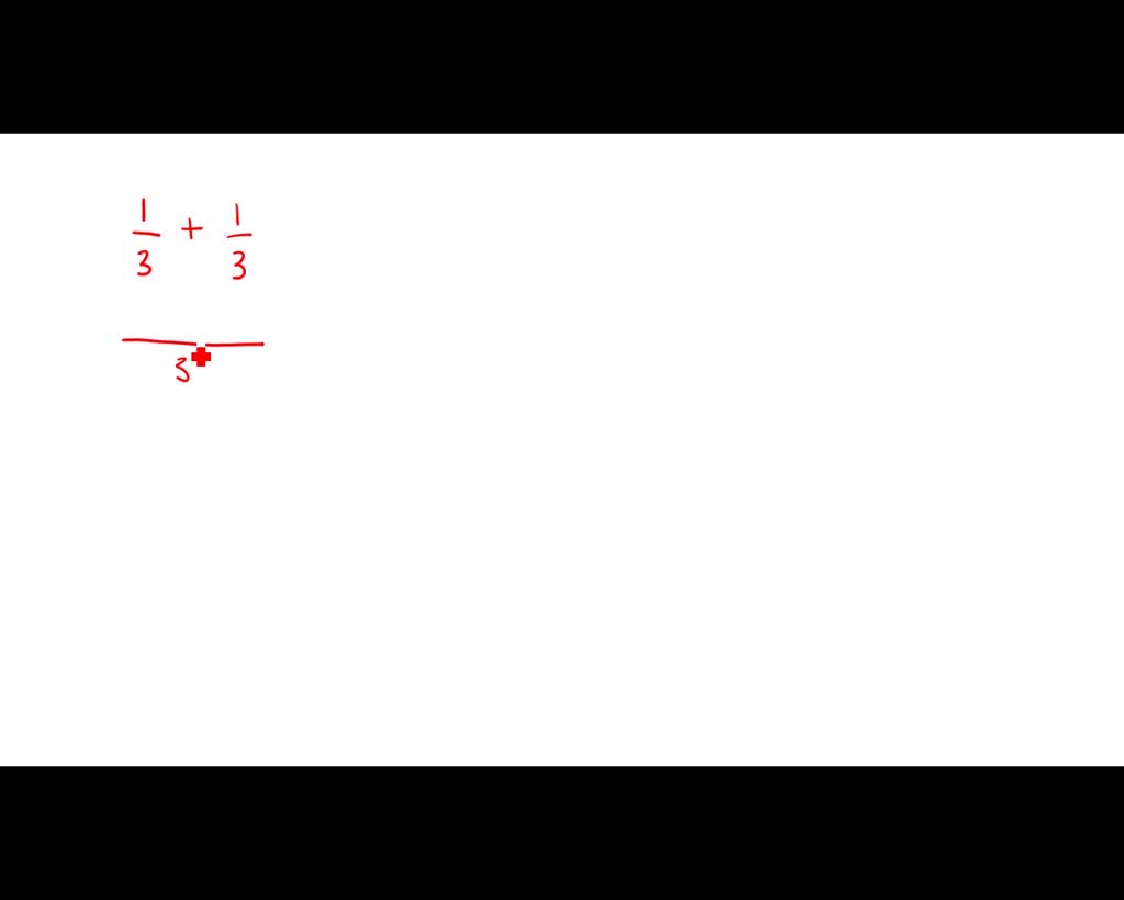 SOLVED Draw A Diagram That Illustrates The Addition Of Two Fractions
