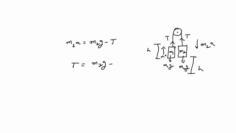 SOLVED:The two masses in the device shown in Figure 6.14 are initially at rest at the same ...