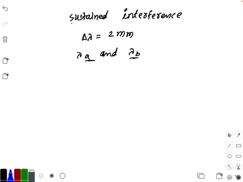 A sustained interference pattern is obtained from two sources and the ...