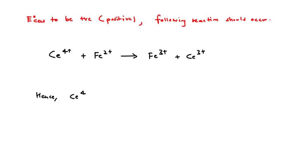 SOLVED:The following electrochemical cell has been set up: Pt(s) |Fe^3 ...