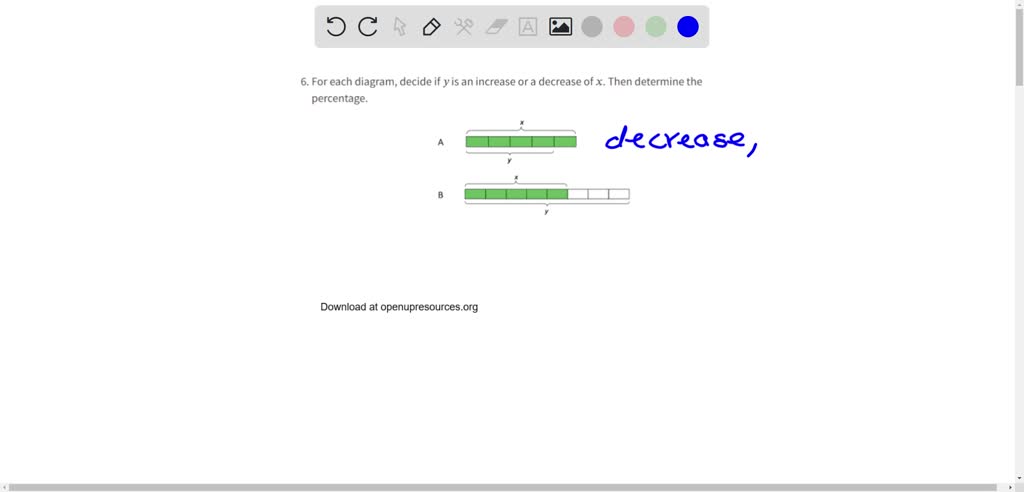 ⏩SOLVED:For each diagram, decide if y is an increase or a decrease… | Numerade