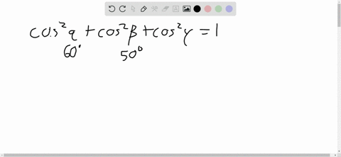 SOLVED:\propto, \underline{\beta}, and \gamma are direction angles for ...