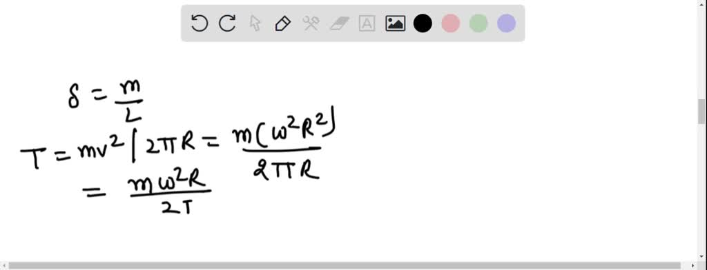 SOLVED:Mass per unit length is δ=(m)/(L) Tension in the string is T=(m ...