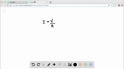 SOLVED:In the Ohm's Law equation, V=IR, find dV if R is constant, and ...