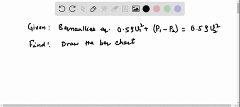 SOLVED:An application of Bernoull s equation is shown below. Construct ...