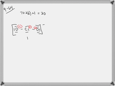 SOLVED:Draw the Lewis structure of the chlorite ion, ClO2^-, which is ...