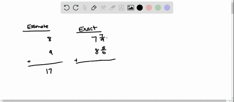 SOLVED:Round the numbers to estimate the answer. Then find the exact ...