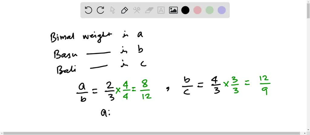 SOLVED:Select the correct alternative from the given choices. The weights of Bimal and Basu are ...