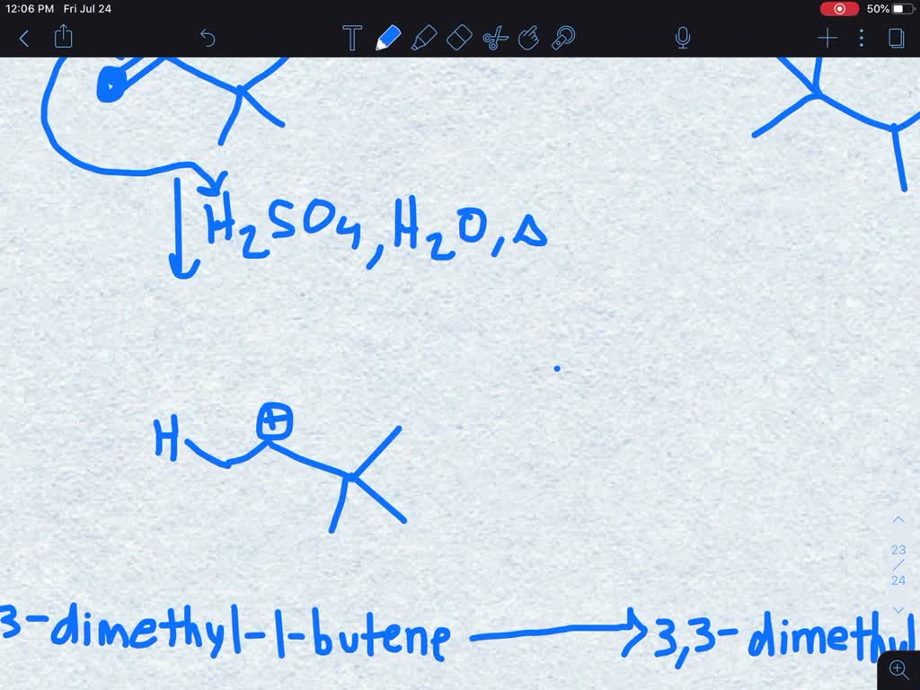 SOLVED: How can the following compound be prepared from 3,3-dimethyl-1 ...