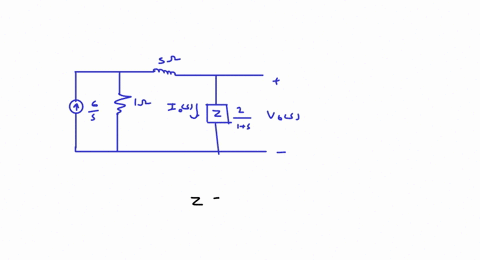SOLVED: Given the network in Fig. P14.67, determine the value of the output voltage as t →∞ ...
