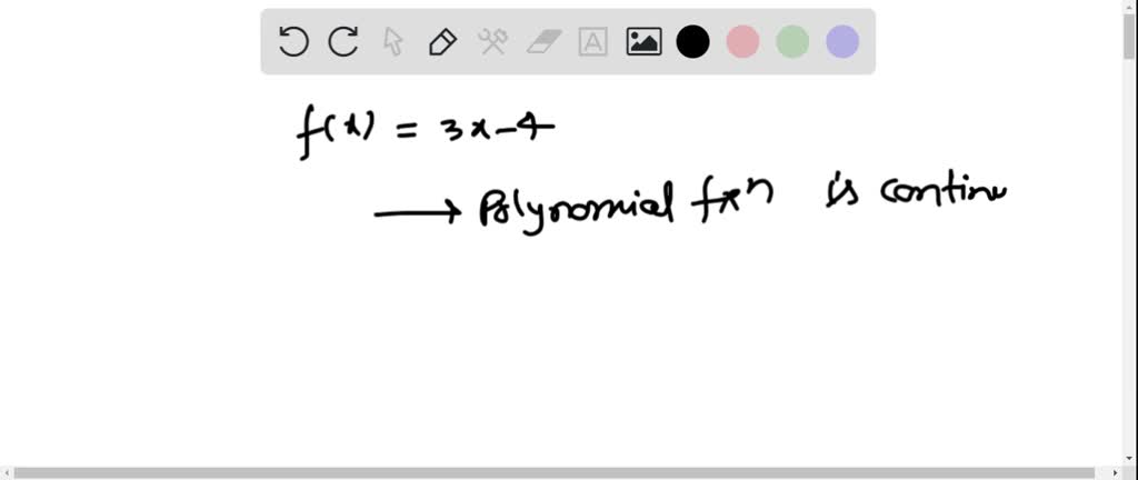 ⏩SOLVED:Use Theorem 1 to determine where each function f(x)=3 x-4 | Numerade