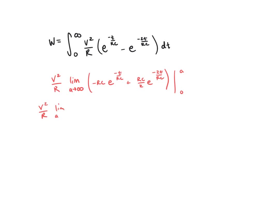 A capacitor is charged to a voltage V and then allowed to discharge ...
