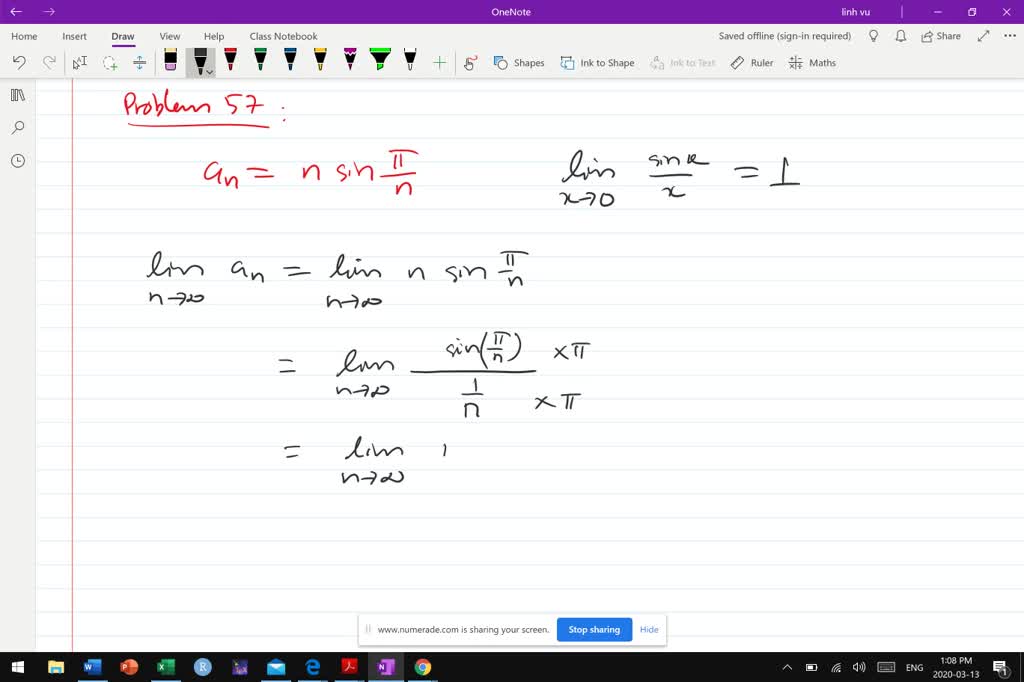 Solved In Exercises 35 62 Use Appropriate Limit Laws And Theorems To Determine The Limit Of The