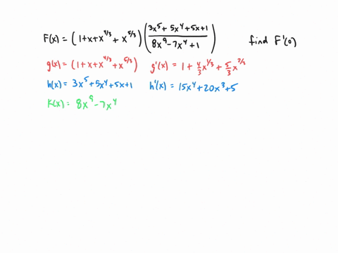 ⏩SOLVED:Proceed as in Exercise 43 to calculate F^'(0), where … | Numerade