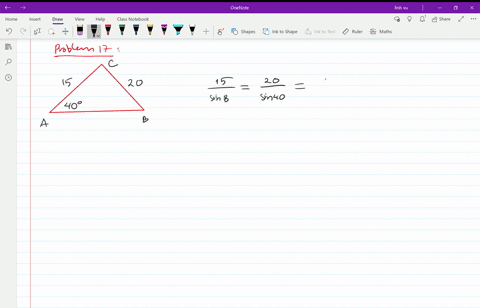 SOLVED:In Exercises 17–32, two sides and an angle (SSA) of a triangle are given. Determine ...