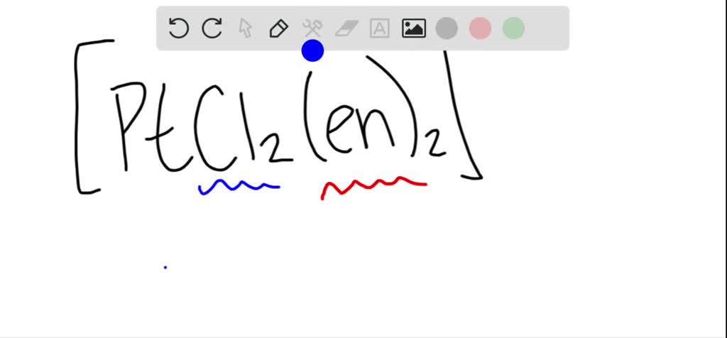 The coordination number of Pt in the complex ion [PtCl2(en)2]^2+ is (a ...