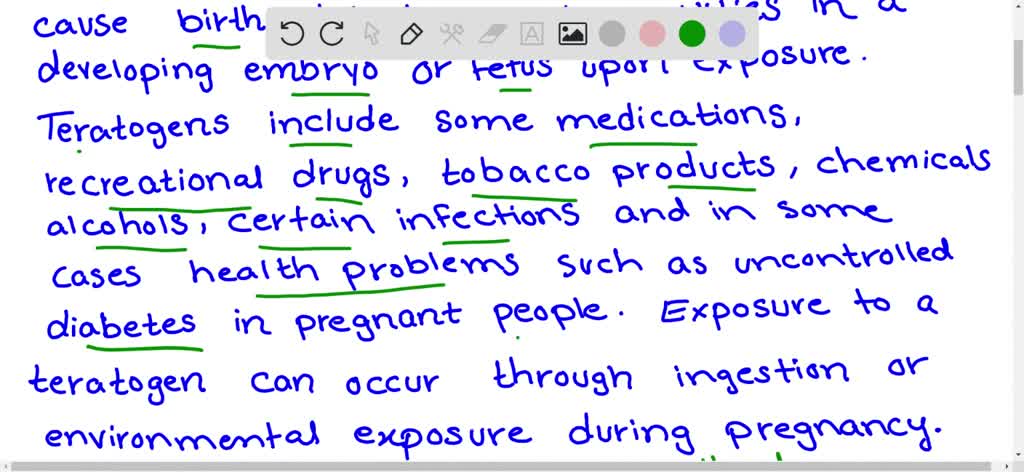 SOLVED:What are teratogens? Give several examples of them.