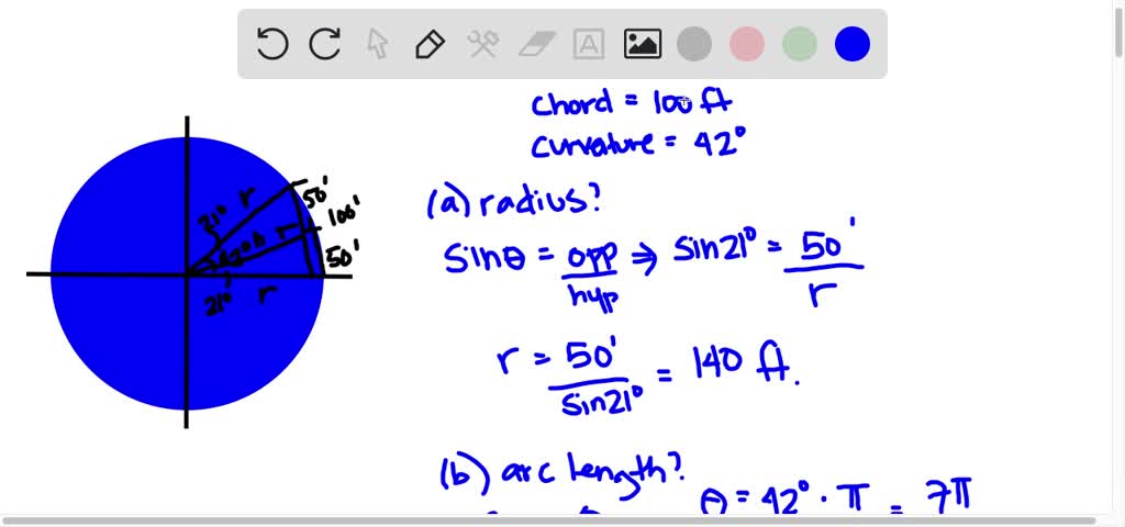 SOLVED:Work each problem. In the United States, circular railroad ...
