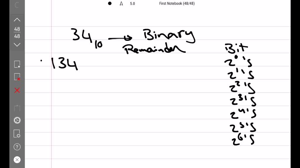 SOLVED:Express the decimal number 375 as both a pure binary number and ...