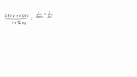 SOLVED:Simplify the first trigonometric expression by writing the ...