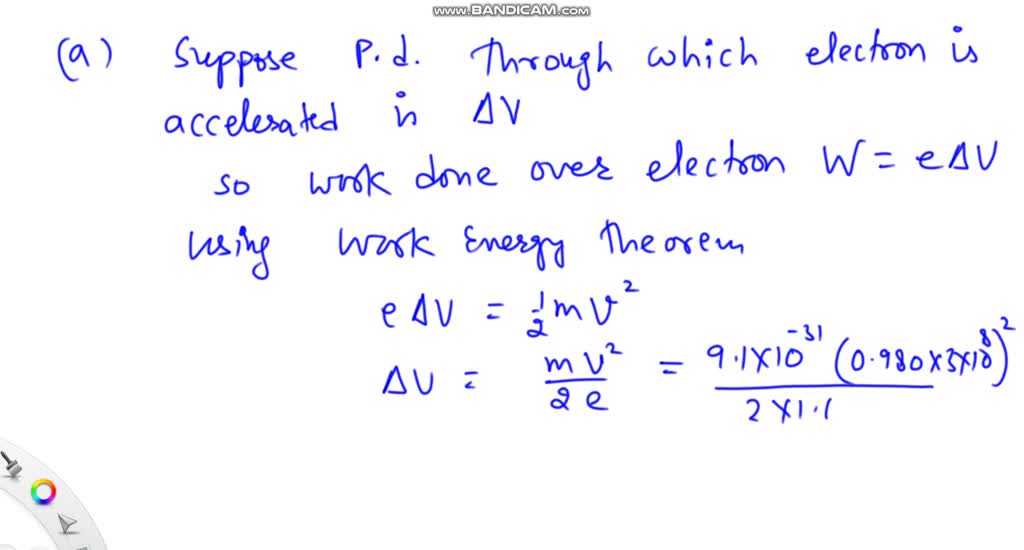 SOLVED:(a) Through what potential difference does an electron have to ...