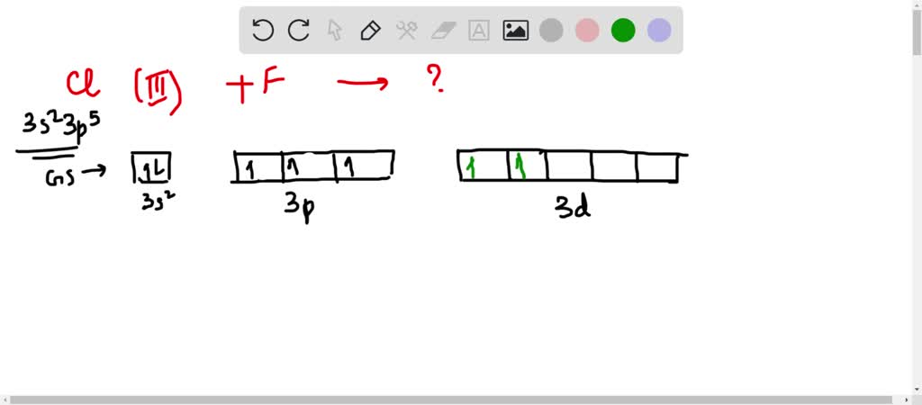SOLVED:Chlorine atom in its third excited state with fluorine to form a ...