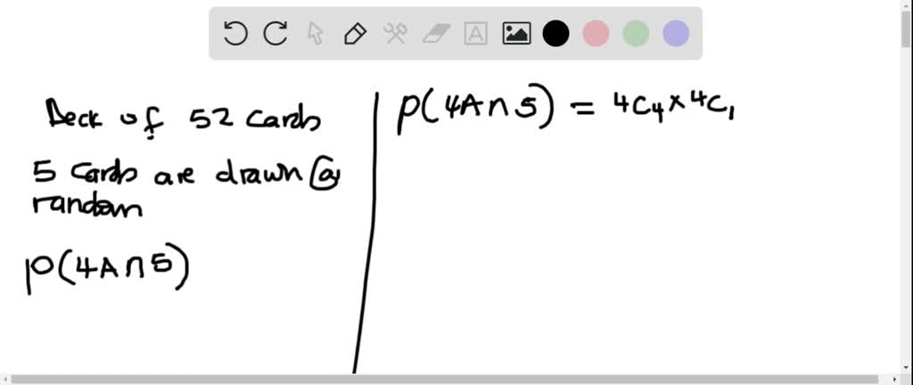 SOLVED:Five-Card Poker Hands. Suppose that 5 cards are drawn from a ...