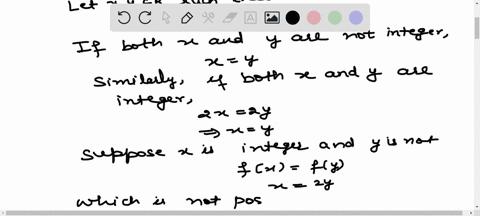 SOLVED:Proof By exhibiting a counterexample: -1 is not equal to f(x ...