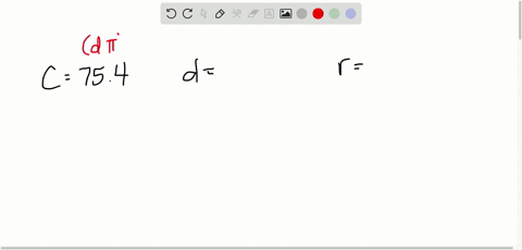 SOLVED:The radius, diameter, or circumference of a circle is given ...