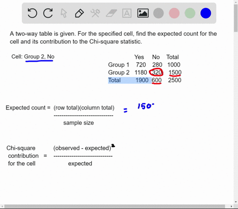 SOLVED:Give a two-way table and specify a particular cell for that table. In each case find the ...