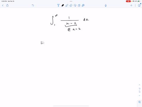 SOLVED:Express each improper integral as a sum of limits of proper definite integrals. Do not ...