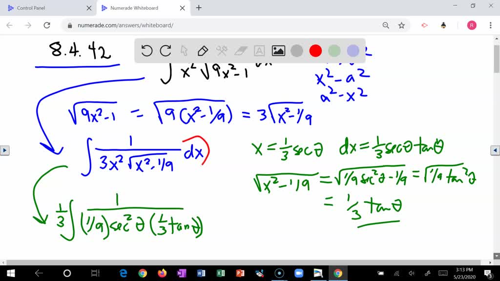 SOLVED:Trigonometric substitutions Evaluate the following integrals ... SOLVED:Trigonometric substitutions Evaluate the following integrals ...