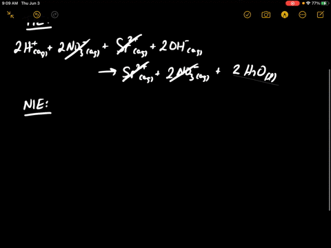 SOLVED:Nitric acid reacts with strontium hydroxide producing soluble strontium nitrate and water ...