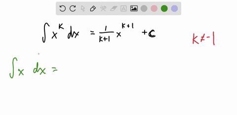 SOLVED:Explain why the formula for the integral of x^k does not apply ...