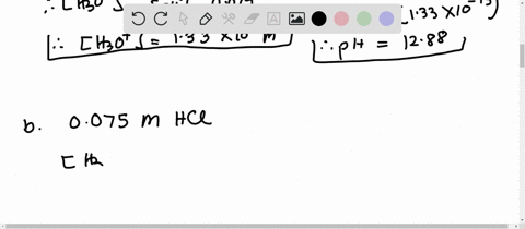 ⏩SOLVED:Calculate the following values for each solution. | Numerade