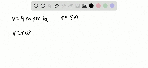 SOLVED:Use the formula v=r \omega to find the value of the missing ...