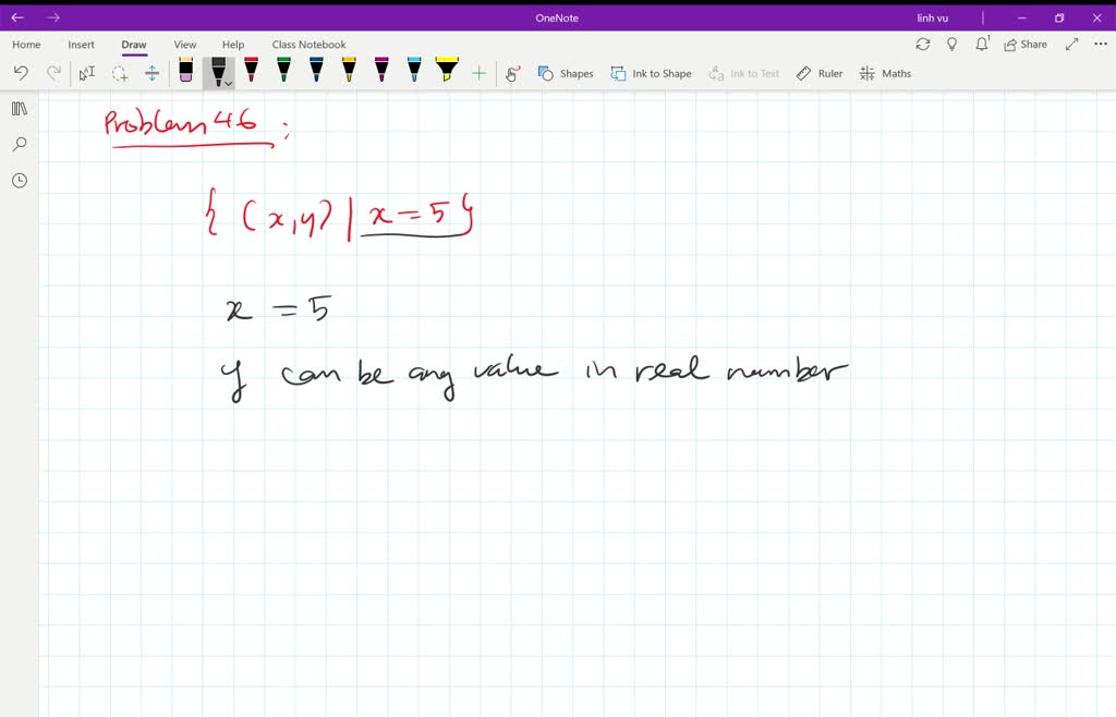 SOLVED:Determine the domain and range of each relation. Variables represent real numbers only ...
