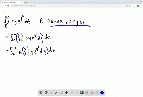 ⏩SOLVED:Evaluate the double integral over the given region R. ∬R x y ...