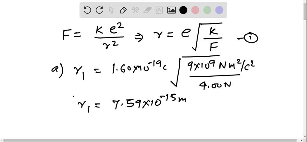 The repulsive force between two electrons has a magnitude of 4.00 N. (a ...
