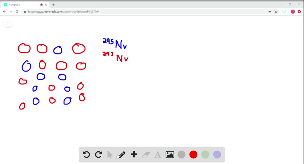 SOLVED:The following diagram is a representation of 20 atoms of a ...