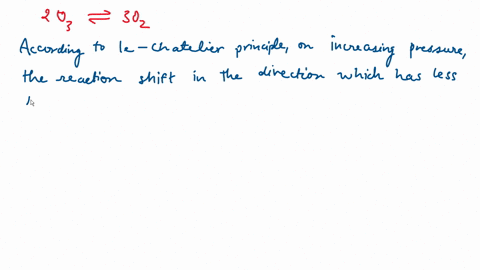 SOLVED:The conversion of ozone into oxygen is exothermic. Under what ...