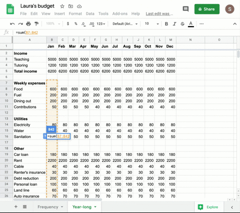 SOLVED:Add row 43 to your matrix from Exercise 9. Calculate each month ...