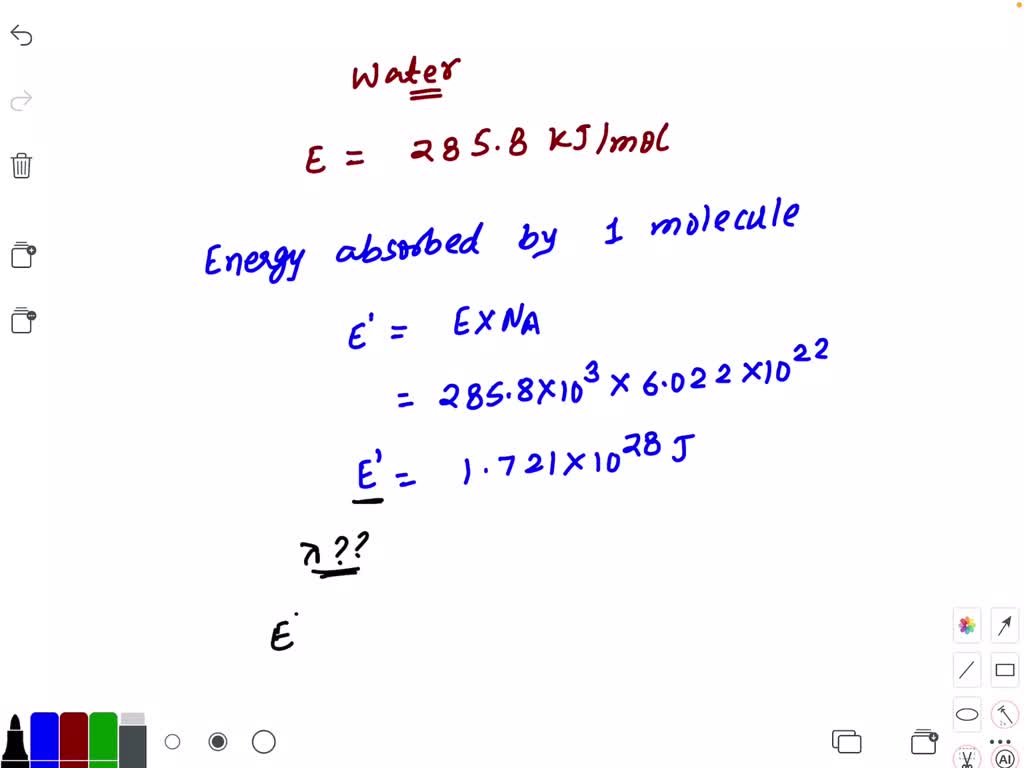 SOLVED:Photodissociation of water H2 O(l)+h v H2(g)+(1)/(2) O2(g) has ...
