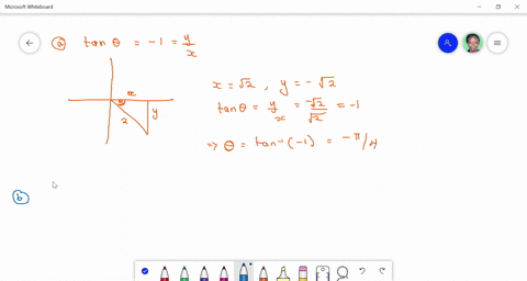 SOLVED:Use reference triangles in an appropriate quadrant, as in Example 1, to find the angles ...