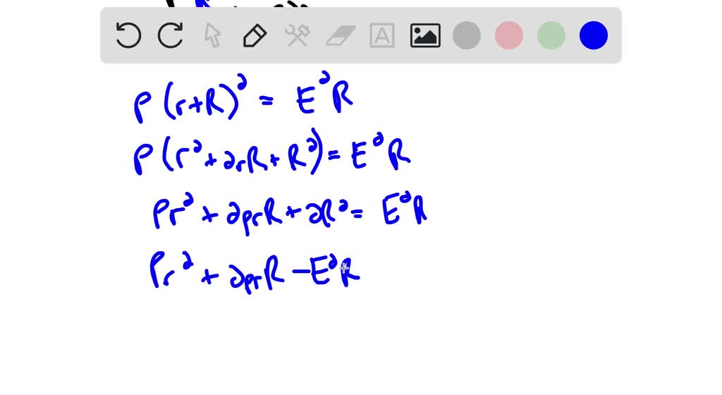 SOLVED:Solve each equation for the specified variable. (Leave ±in the answers.) p=(E^2 R)/((r+R ...