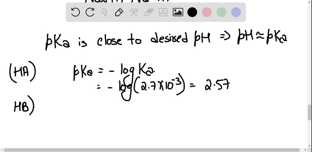 SOLVED:A student wishes to prepare a buffer solution at pH= 8.60 ... SOLVED:A student wishes to prepare a buffer solution at pH= 8.60 ...