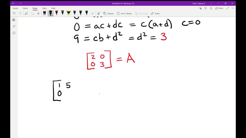 SOLVED Square Roots Of Matrices A Square Root Of A Matrix B Is A Matrix 