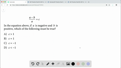 Sat practice test # 5 | Numerade